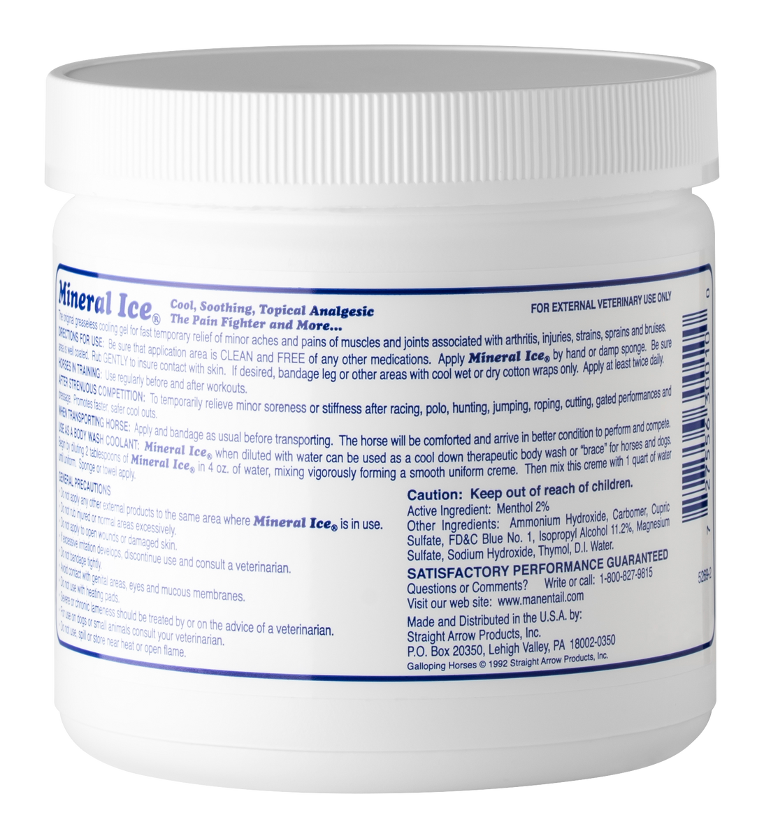 Mineral Ice Pain Relieving Gel 16oz – Mane 'n Tail Equine